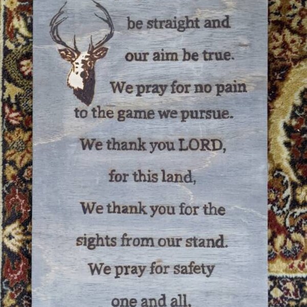 Hunters Prayer - Etsy