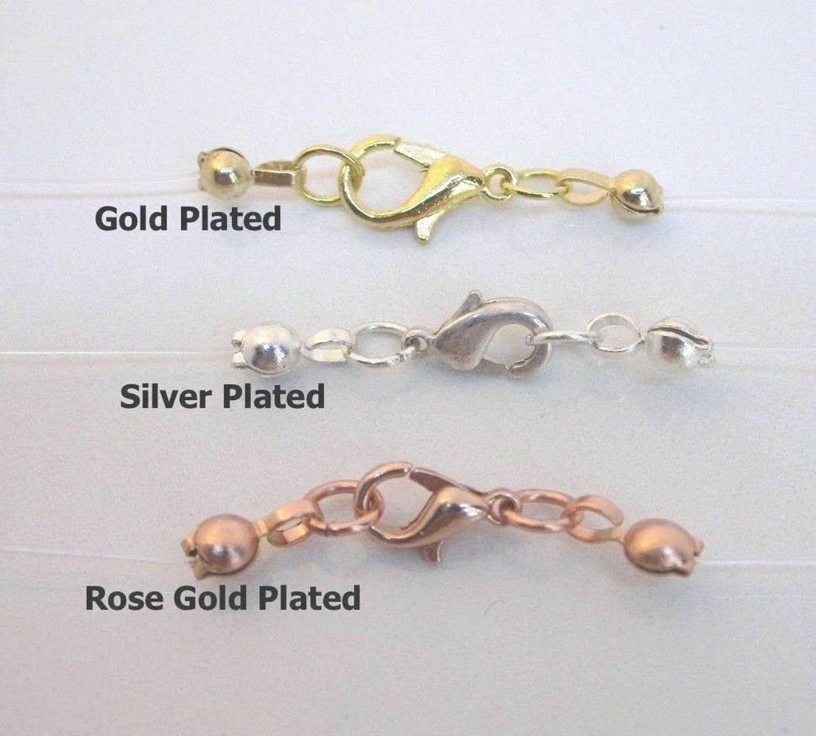 Transparent Invisible Illusion Floating Necklace With a Swarovski AB ...