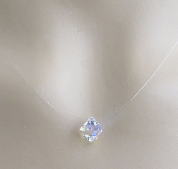 Transparent Invisible Illusion Floating Necklace With a - Etsy