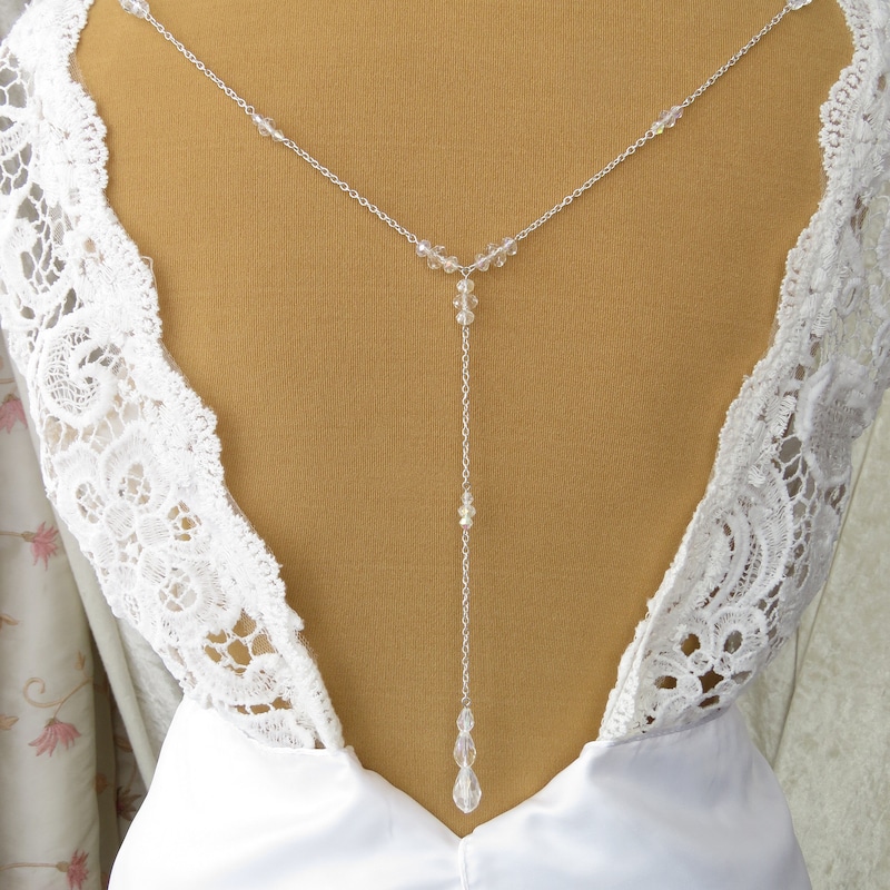 Low Back Necklace - Etsy