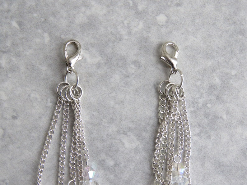 Crystal Back Necklace 5 Rows Back Chains Bridal Back Drape - Etsy