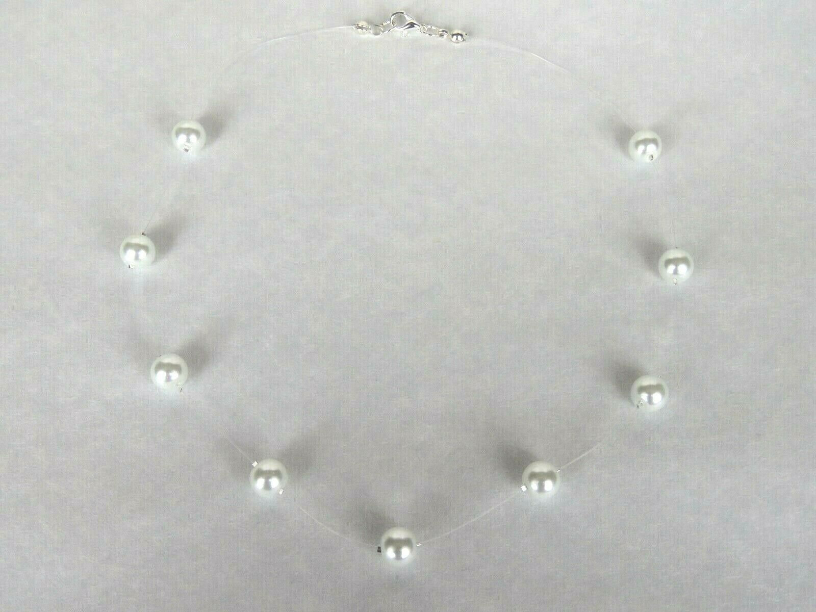 Choose Pearl Colour & Length. Floating Illusion Invisible - Etsy