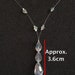 Floating Invisible Transparent Illusion AB Crystal Necklace. AB Crystal ...