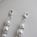 Glass Pearl Back Necklace. Back Chains, Bridal Back Drape Chain for Low ...