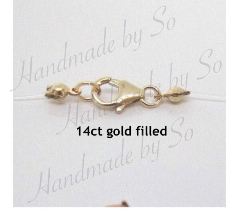 Minimalist 9mm Freshwater Pearl Floating Illusion Necklace, Transparent ...