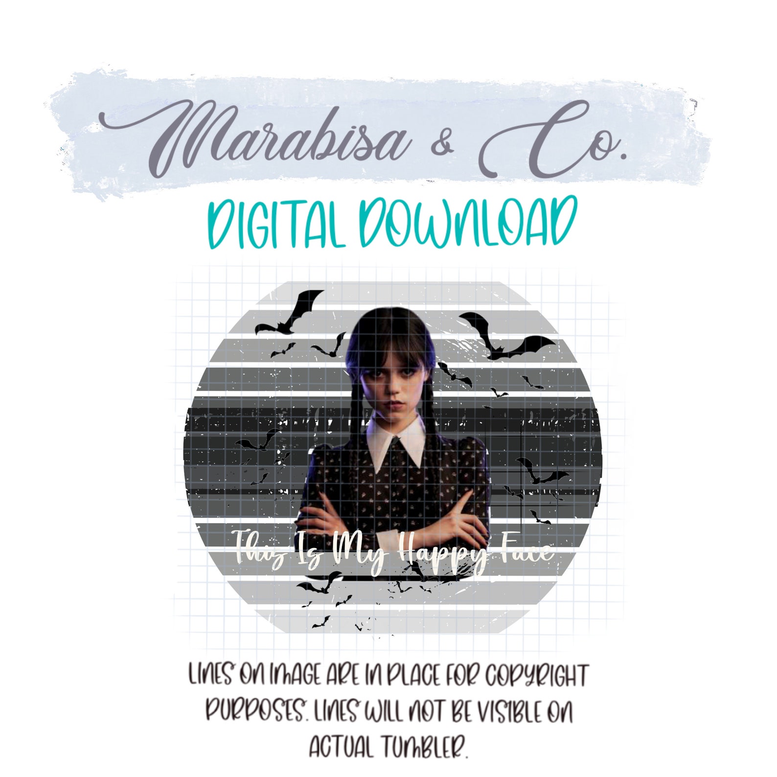 Wednesday Addams. Wednesday Addams Tumbler Wrap Png Digital - Etsy