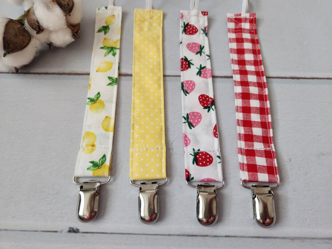 Summer Themed Pacifier Clip Set - Etsy