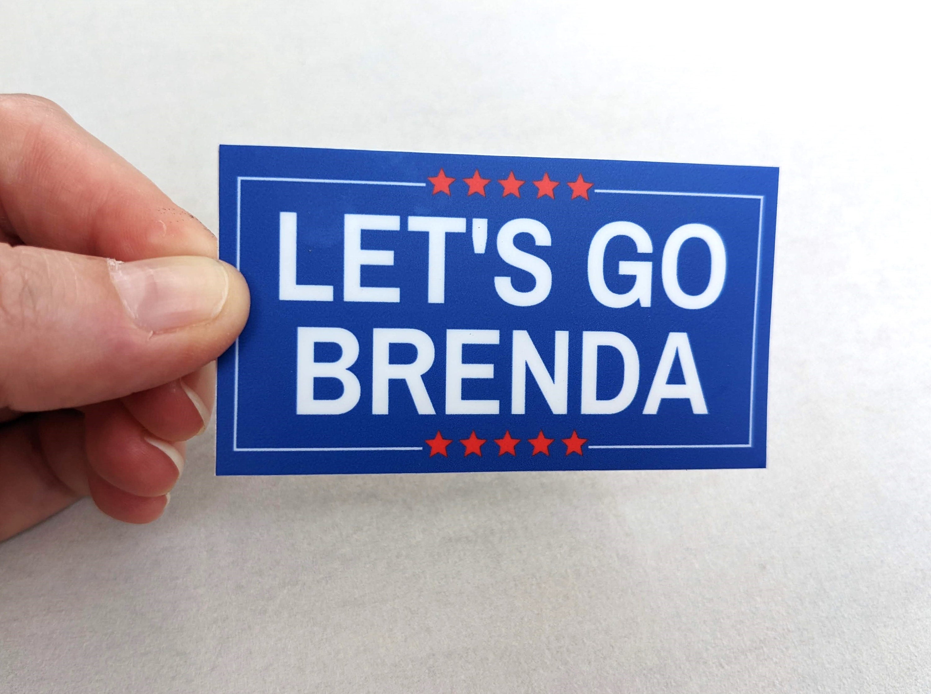 Let's Go Brenda Feminist Sticker Political Sticker Vinyl Sticker ...
