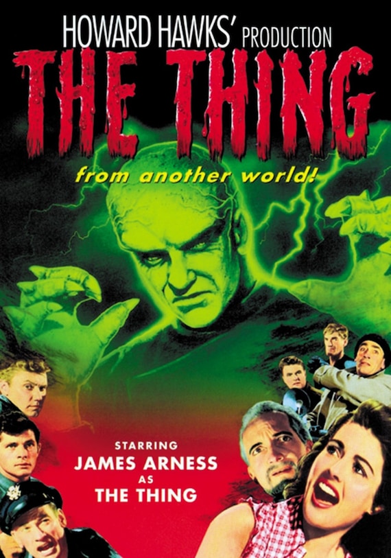 The Thing From Another World 1951 Horror Poster Reprint | Etsy