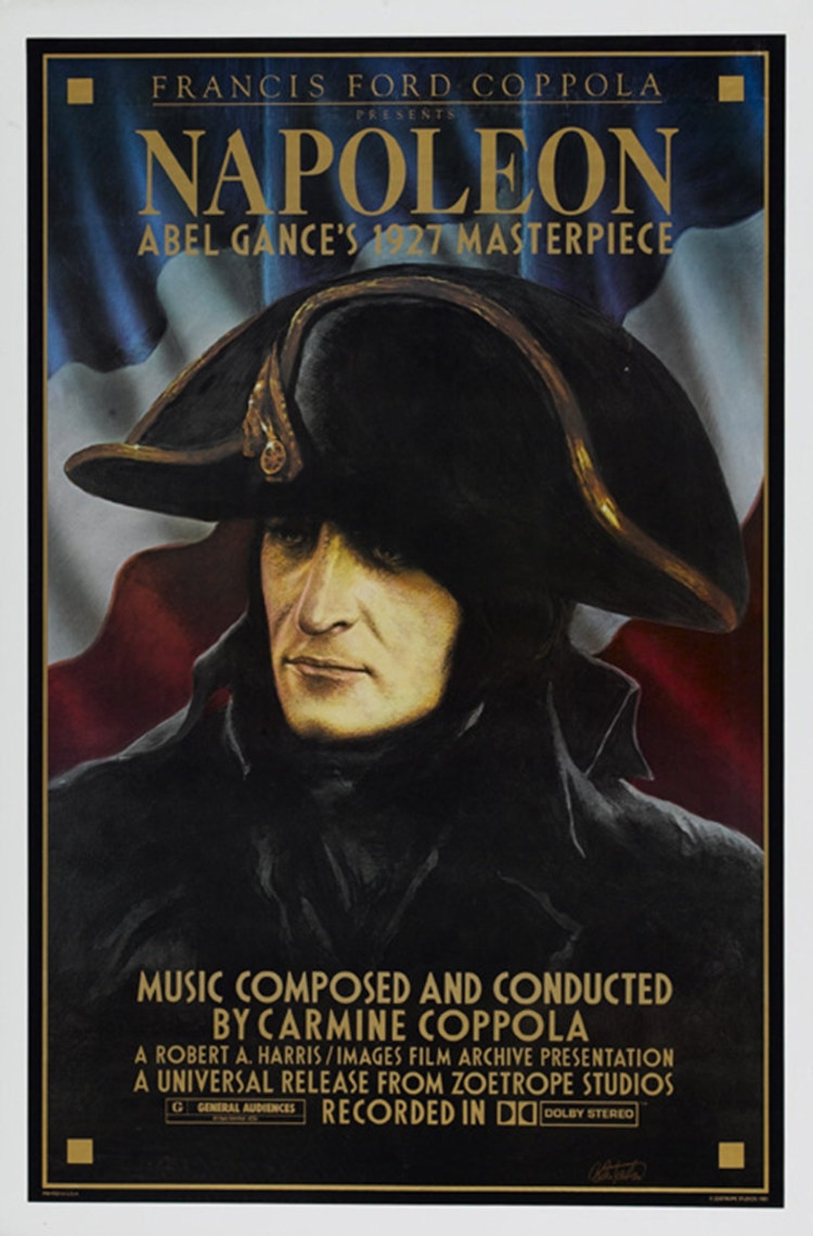 Napoleón Abel Gance 1927 Póster de película de culto reimpresión 18x12 ...