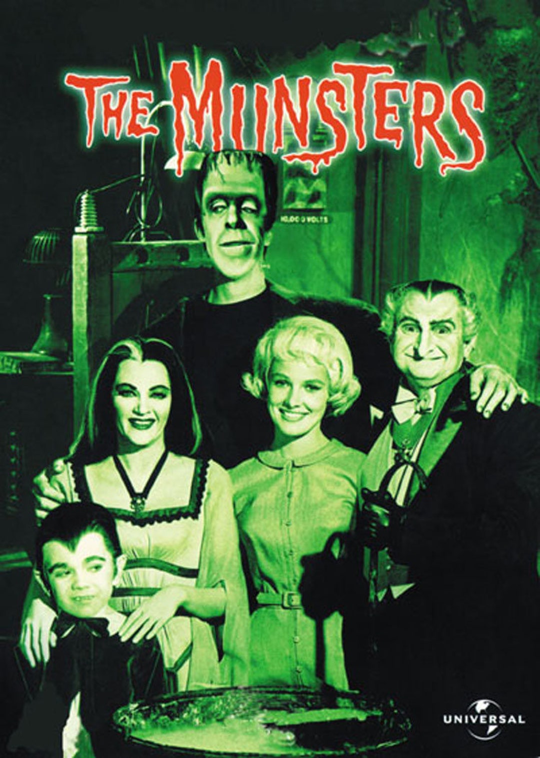 The Munsters Family Cult Tv Movie Poster Reprint 18x12 Inches Approx ...