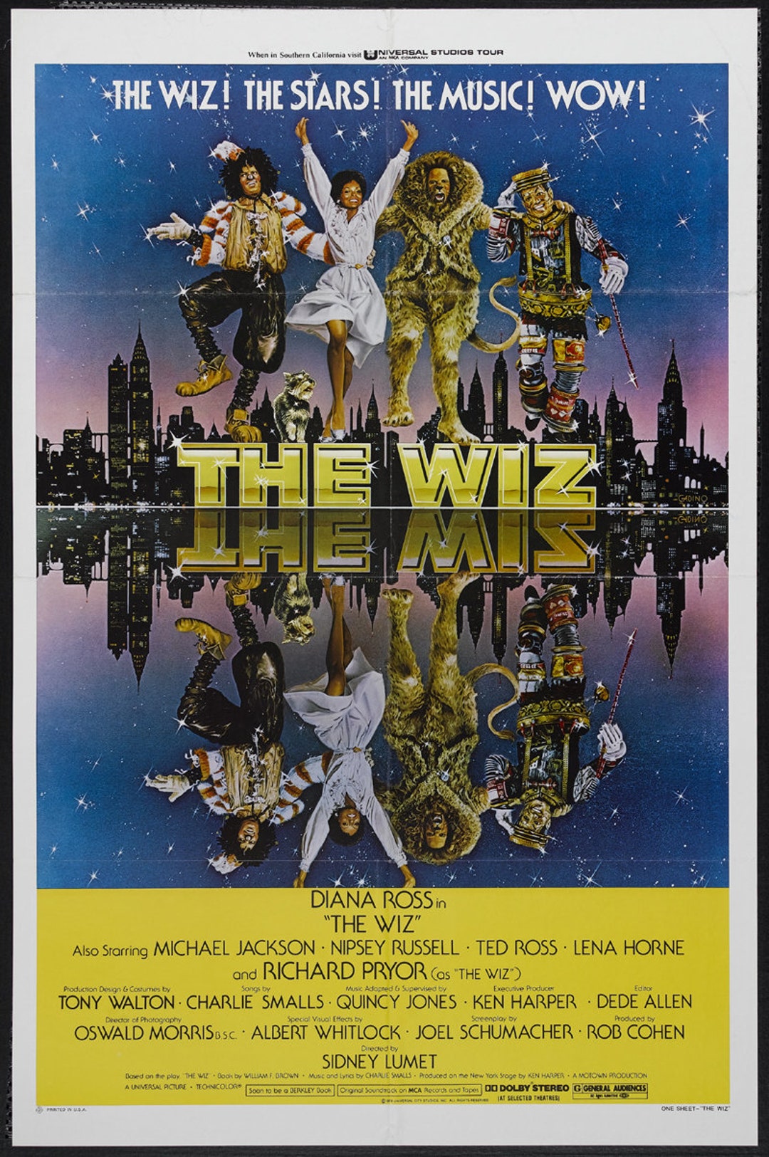 The Wiz Diana Ross 1978 Cult Movie Poster Reprint 18x12 Inches Approx ...