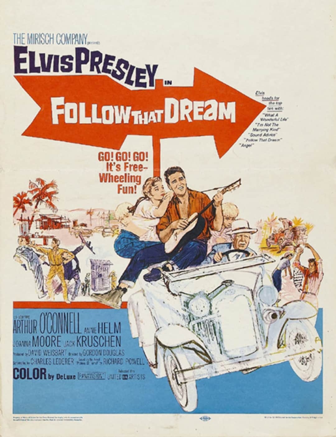 Follow That Dream 1962 Elvis Presley Movie Poster Reprint 18x12 Inches ...