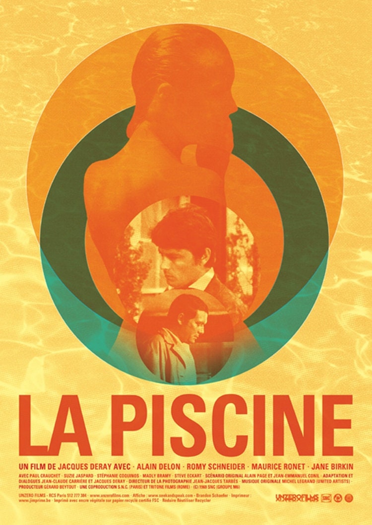 La Piscine - the Swimming Pool 1969 Alain Delon Romy Schneider Movie ...