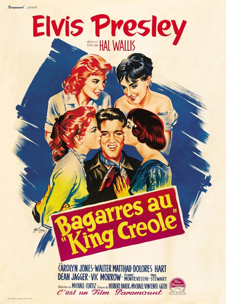 King Creole Movie Poster