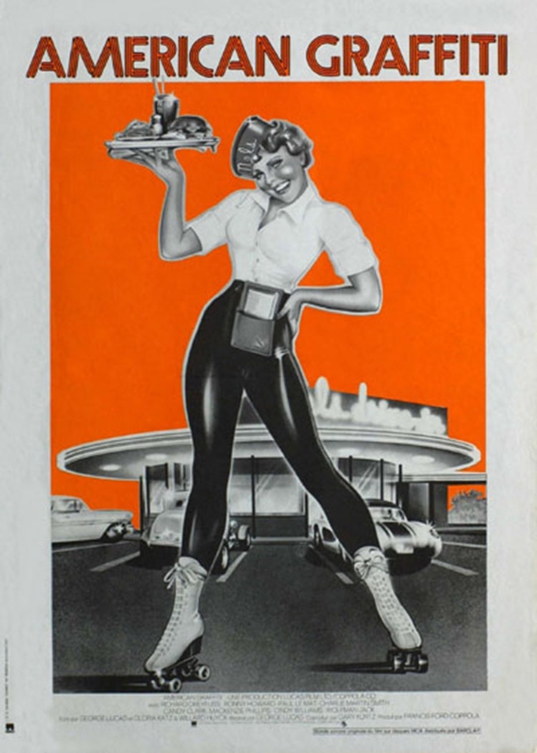 American Graffiti (1973) Ron Howard Movie Poster Reprint 18x12 Inches ...