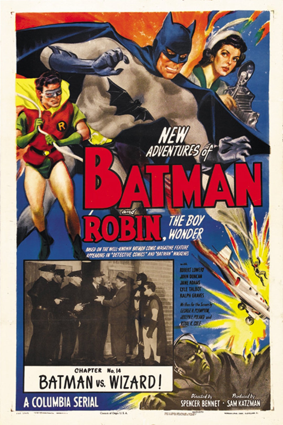 Batman And Robin Comic Poster