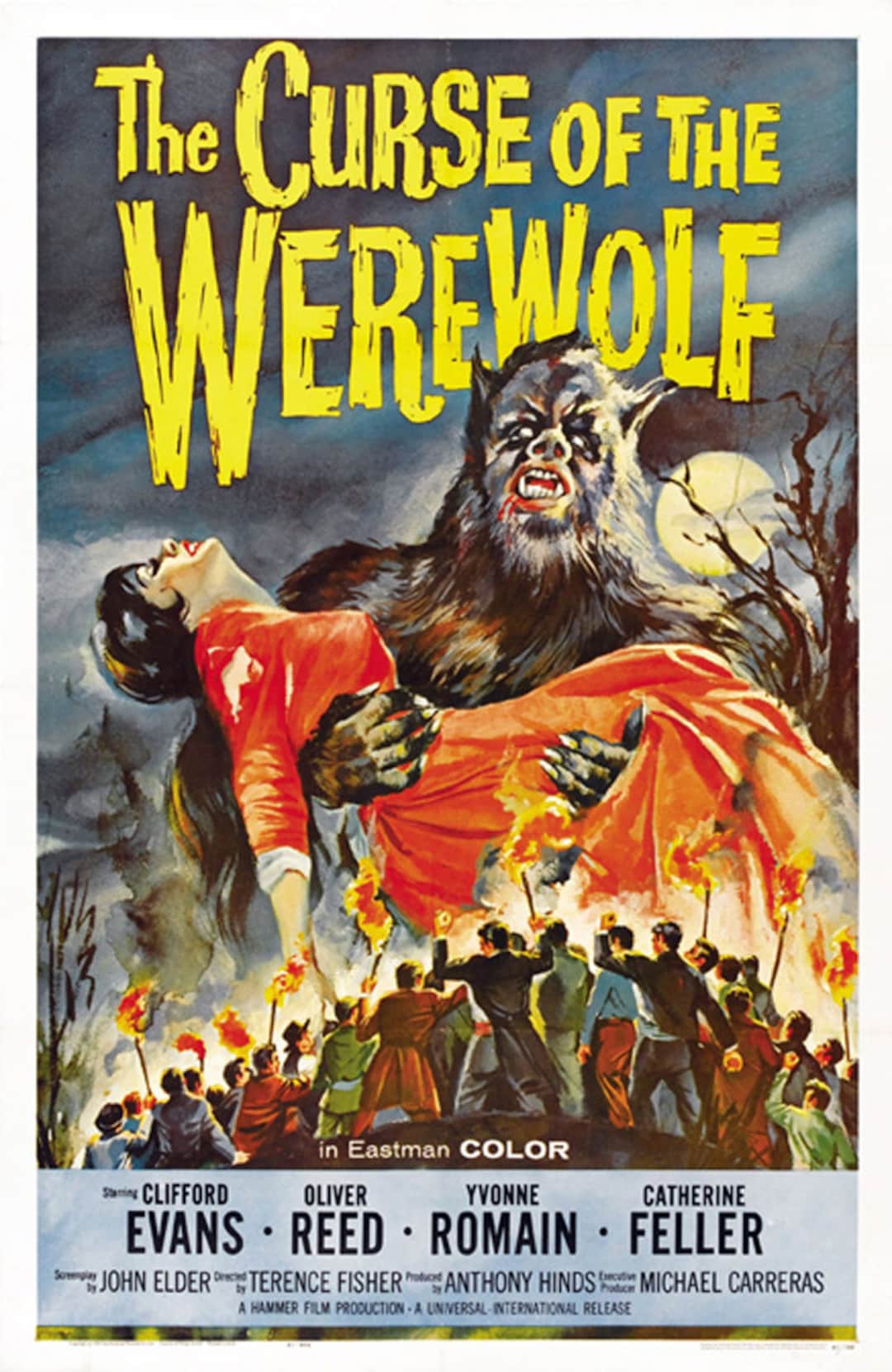 The Curse of the Werewolf (1961) Cult Horror Movie Poster Reprint 18x12 ...