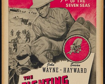 The Fighting Seabees Movie Poster - Etsy