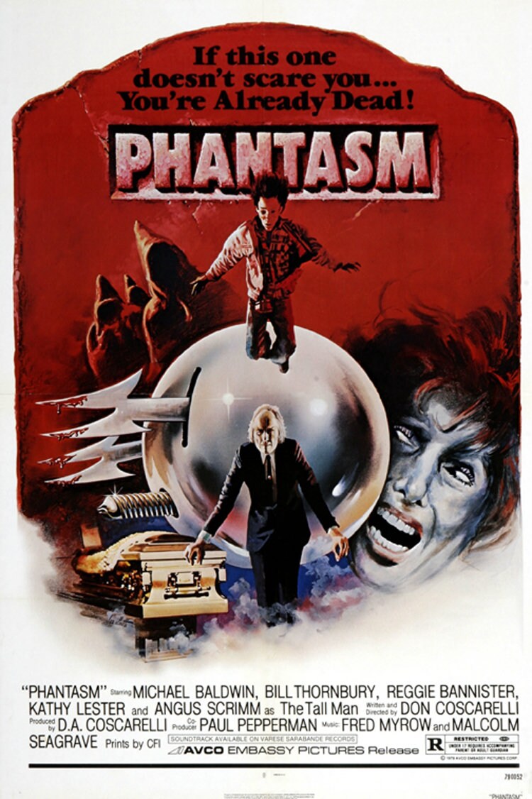 Phantasm (1979) Michael Baldwin Cult Horror Movie Poster Reprint 18x12 ...
