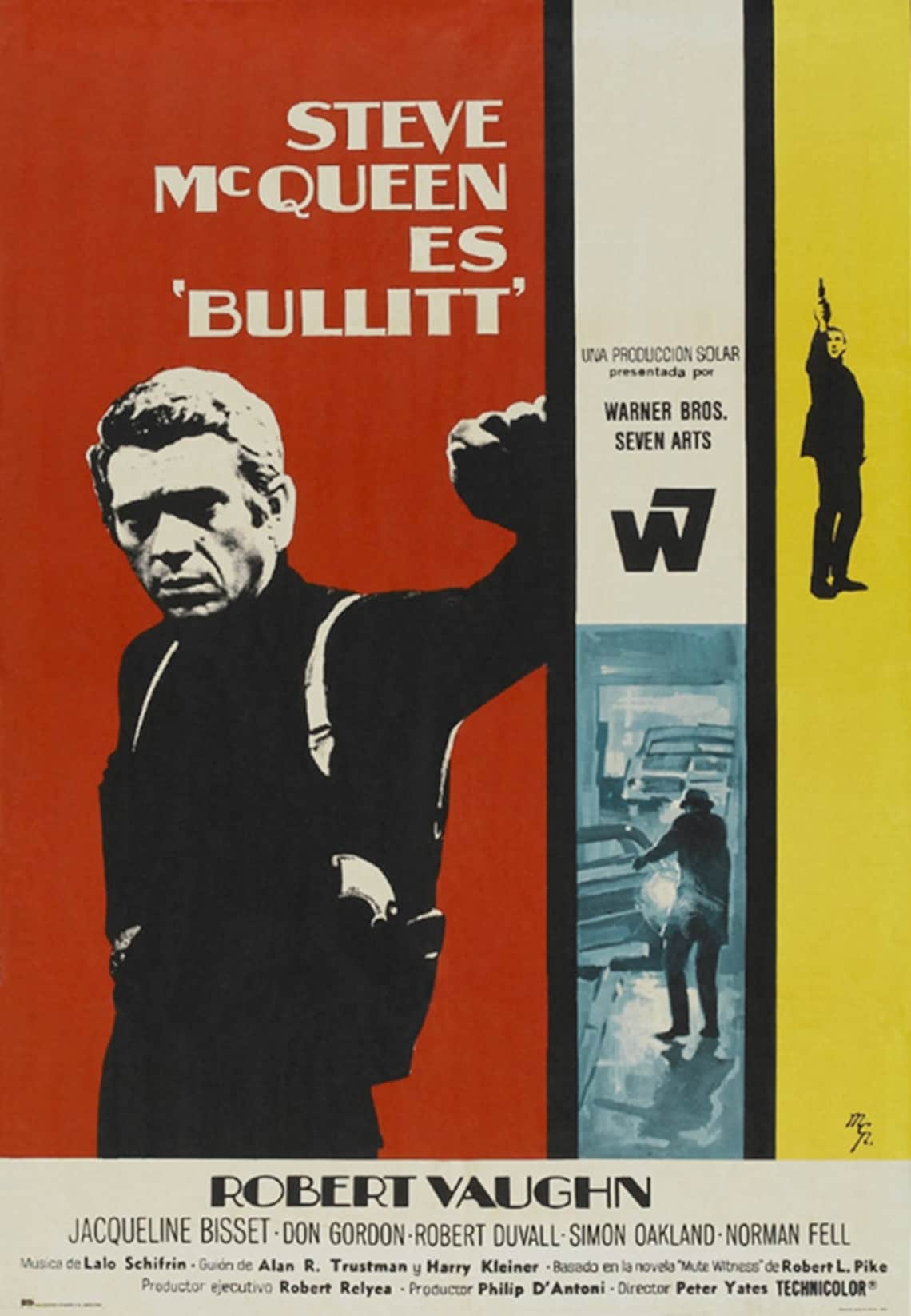 Bullitt (1968) Cult Movie Poster Reprint 18x12 Inches Approx. - Etsy