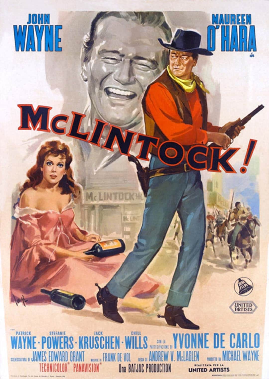 Mclintock! (1963) John Wayne Movie Poster Reprint 18x12 Inches Approx. - Etsy