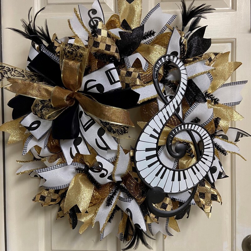 Music Wreath - Etsy