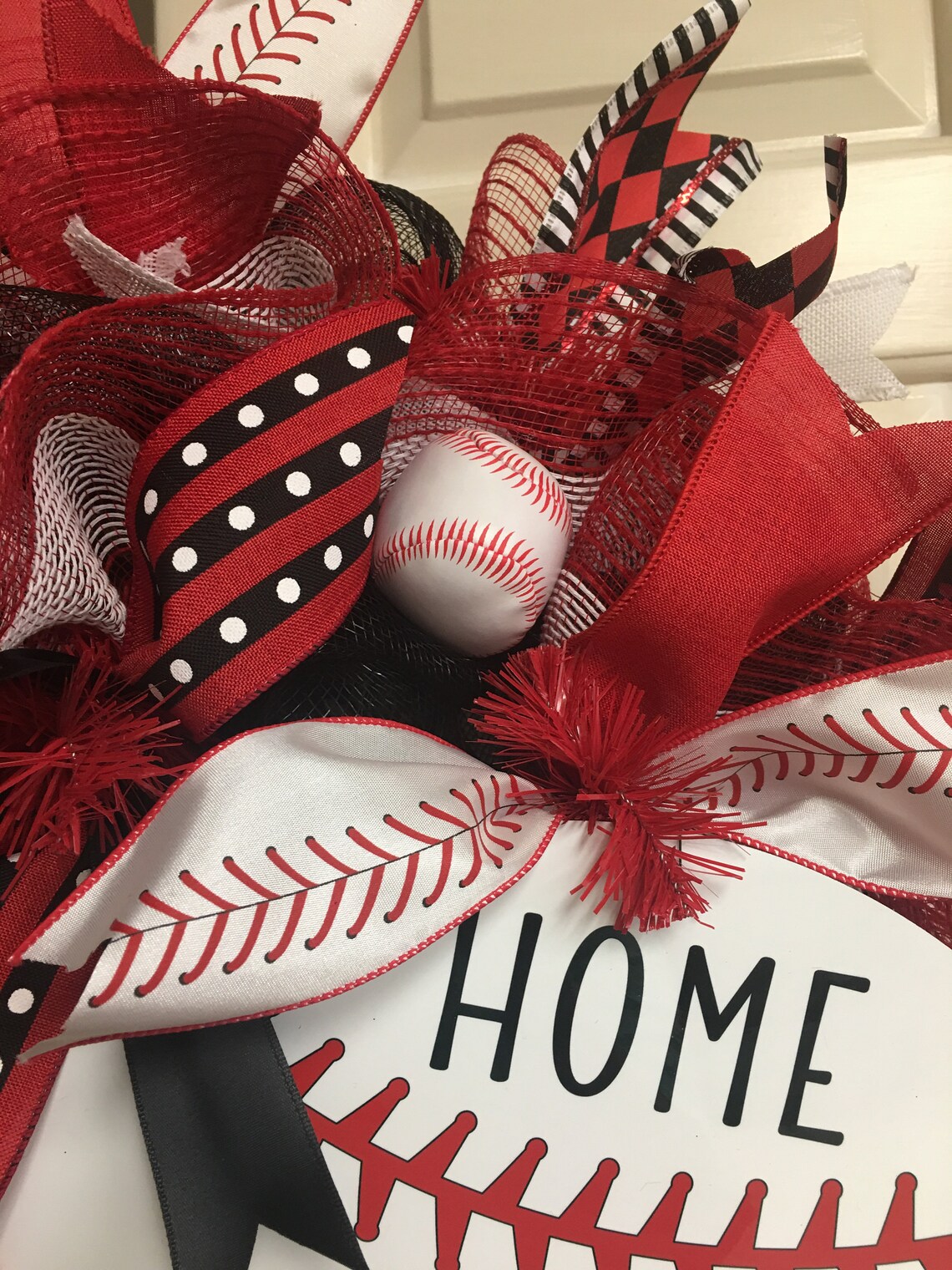 Summer Wreath Summer Decor Baseball Wreath Baseball Decor | Etsy