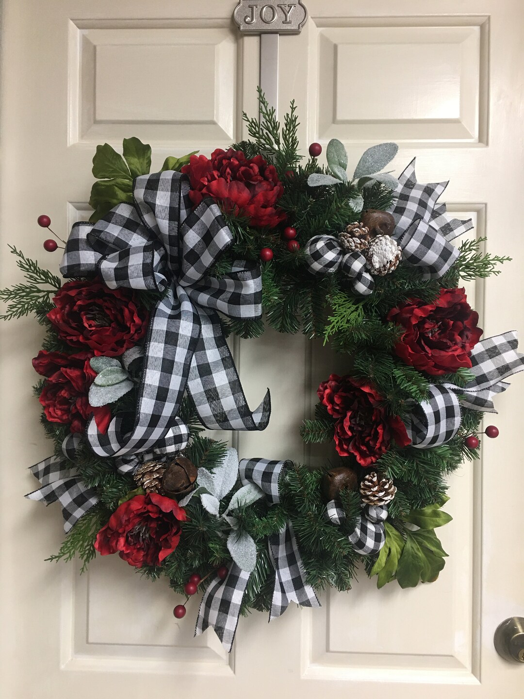 Christmas Country Wreath, Country Wreath, Winter Country Wreath, Winter ...