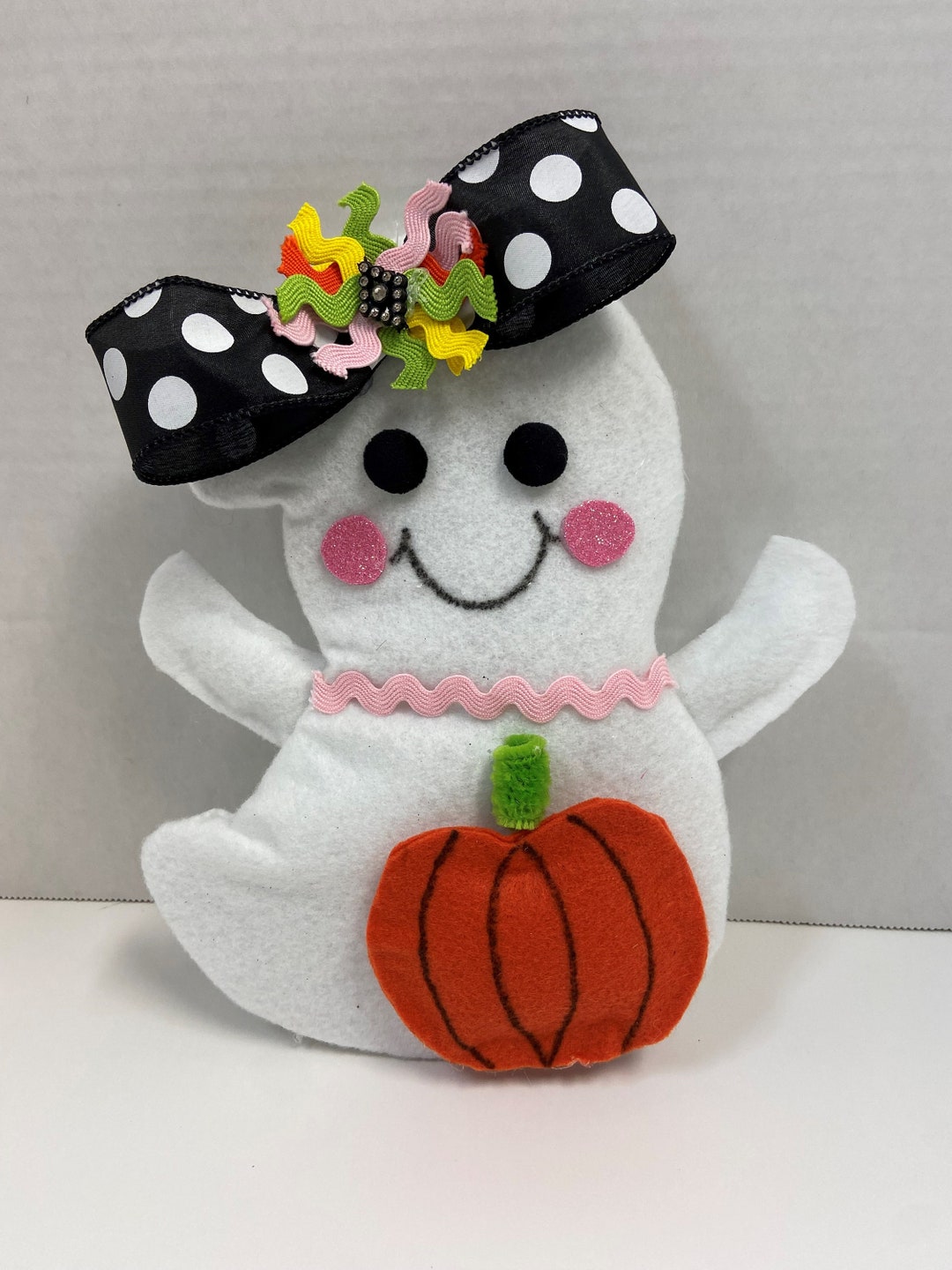 Whimsical Ghost Attachment , Cute Halloween Ghost, Ghost Wreath ...