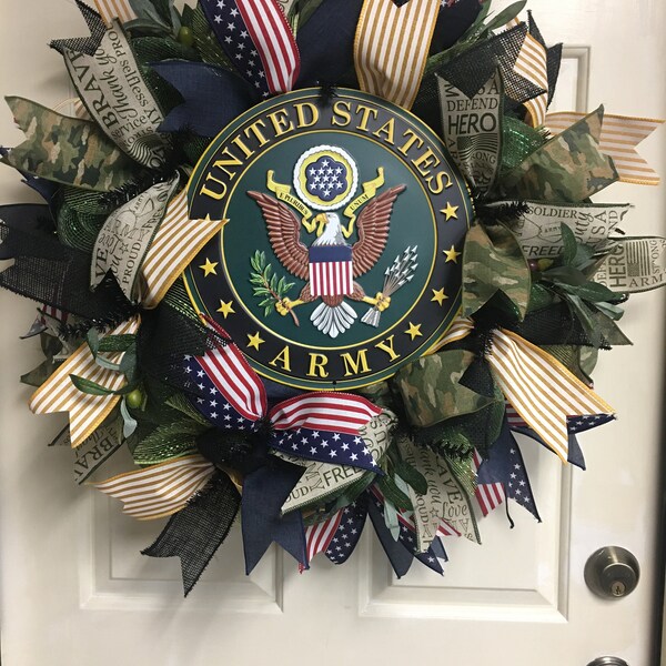Army Wreath - Etsy