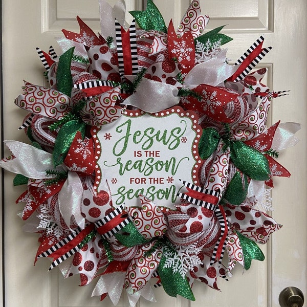 Religious Wreath - Etsy