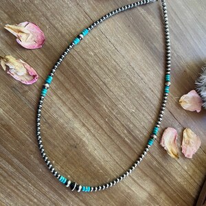 19 Inch Necklace With Navajo Pearl - Etsy