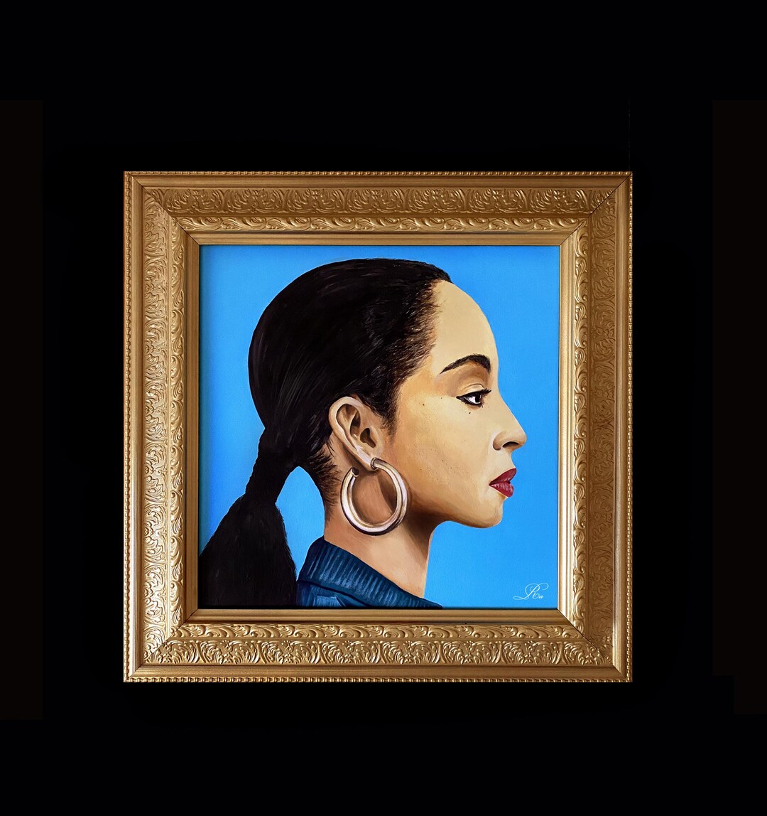 Sade Portrait Painting - Handmade - Etsy
