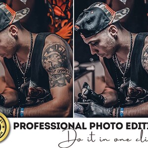 16 TATTOO Artist Presets LIGHTROOM (mobile & Desktop),tattoo Body Ink ...