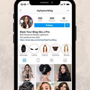 10 BROWS & LASHES Mobile/desktop Presets Instagram Beauty - Etsy