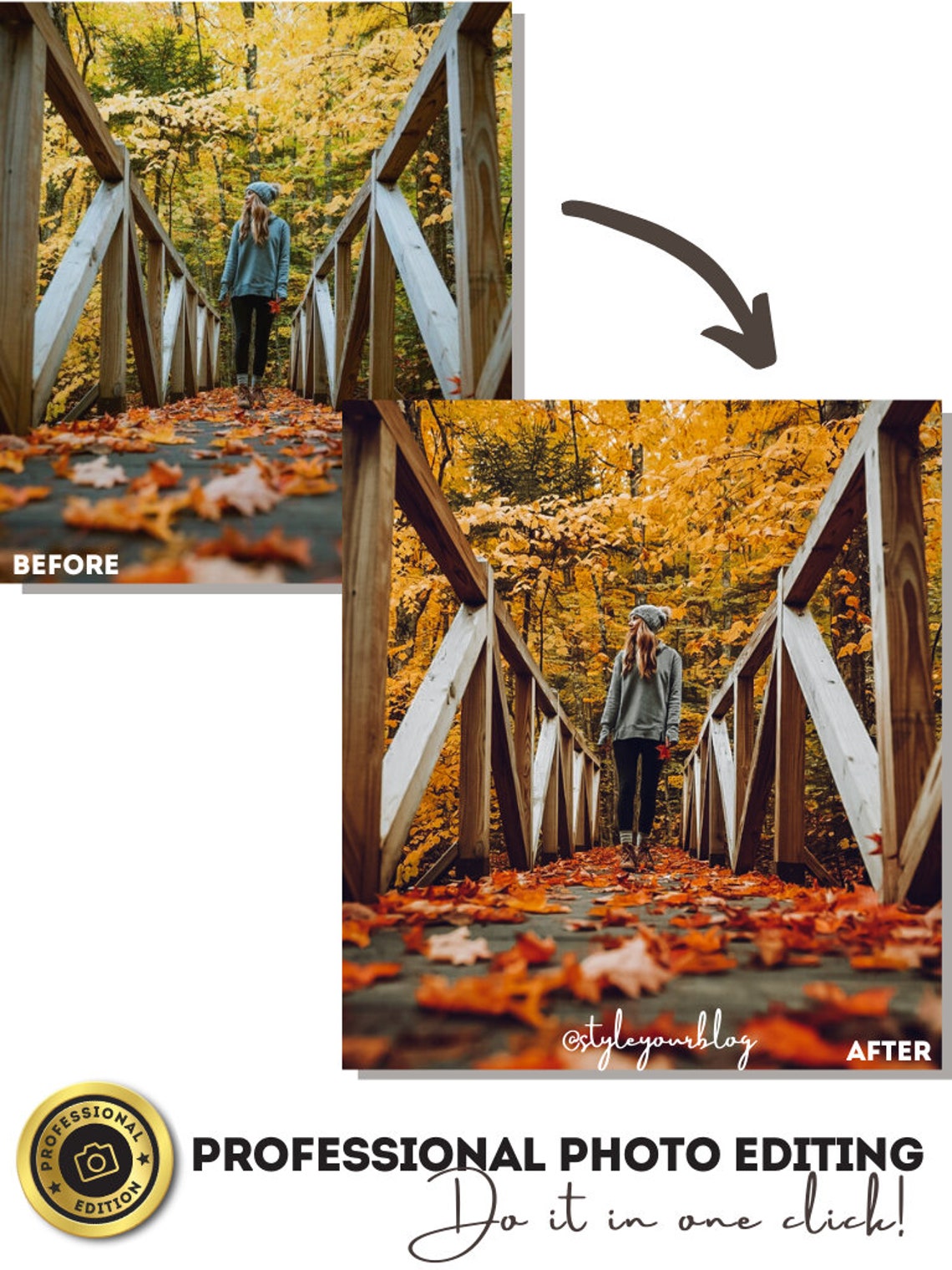 10 AUTUMN PRESETS Lightroom for Desktop and Mobilefall - Etsy