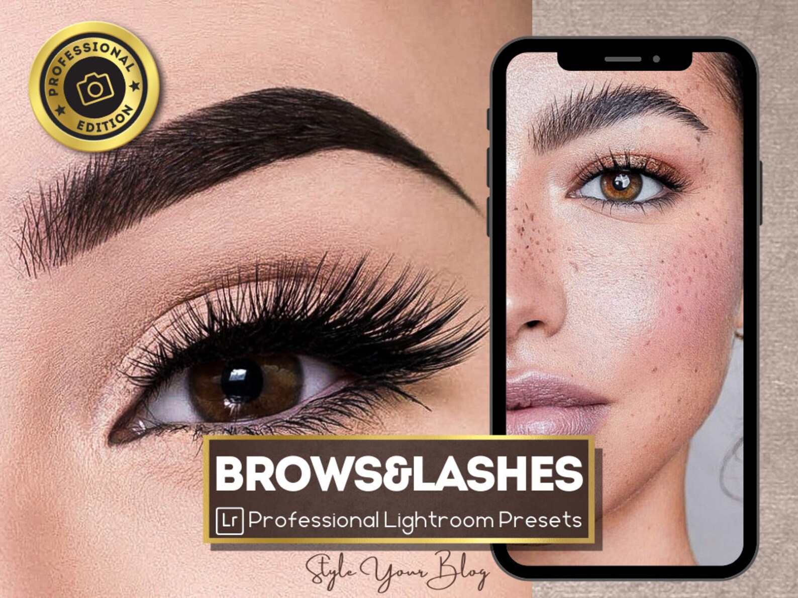10 BROWS & LASHES Mobile/desktop Presets Instagram Beauty - Etsy