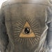 All Seeing Eye Denim Jacket, M - Etsy