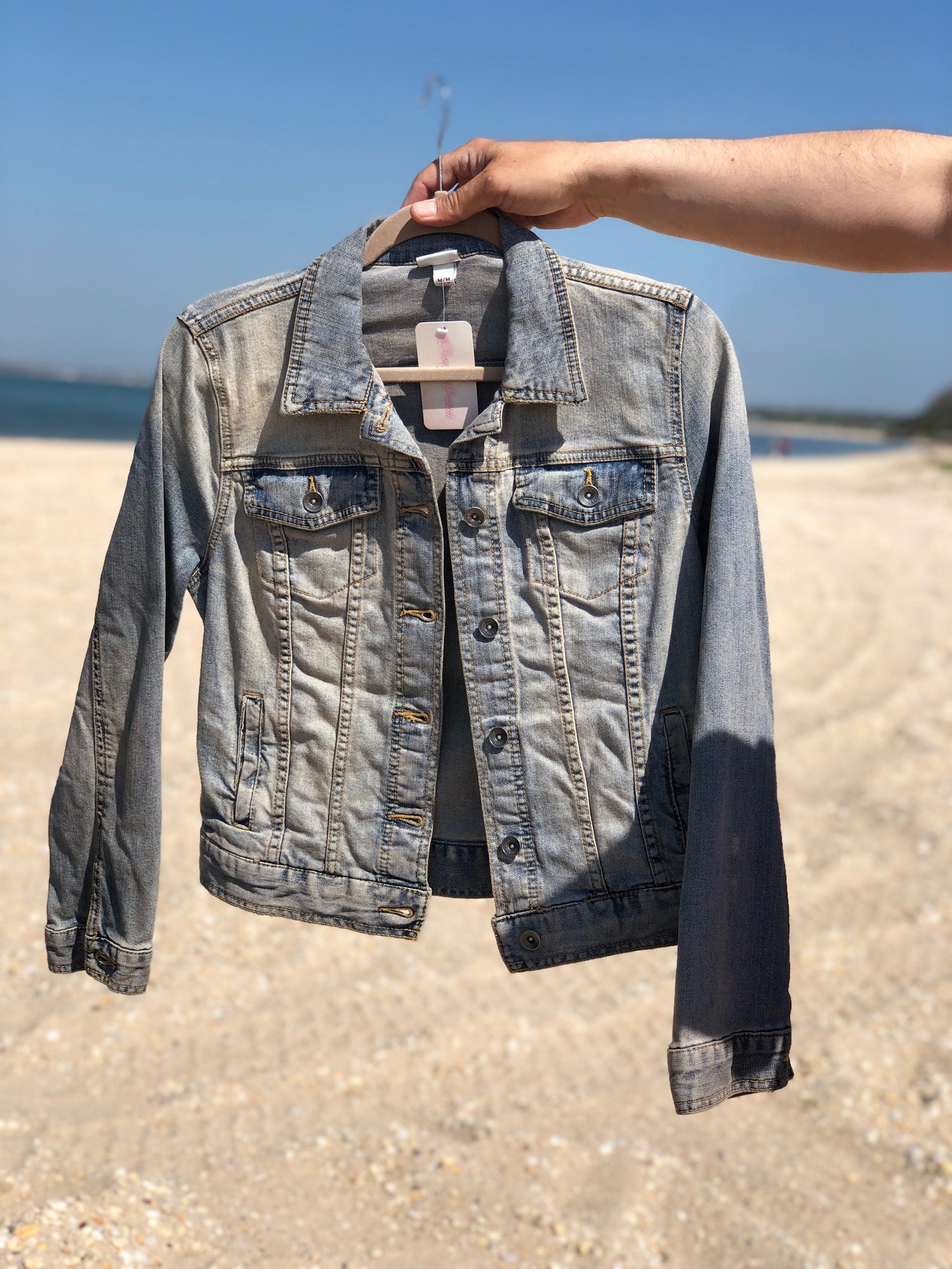 All Seeing Eye Denim Jacket, M - Etsy