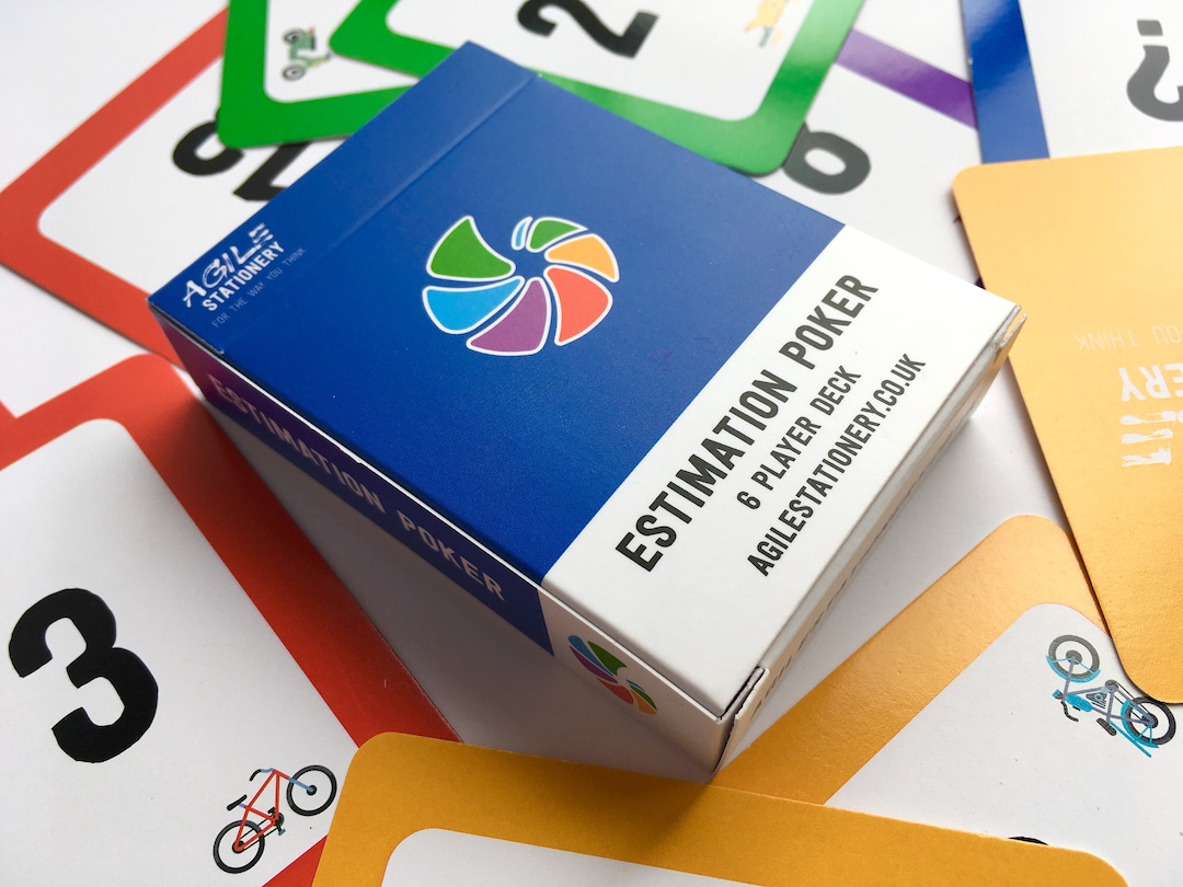 Planning Poker Cards With Fibonacci Sequence - 6 Player Set - Etsy