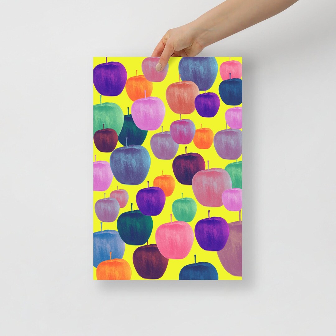 Print Pop Art Apples - Etsy