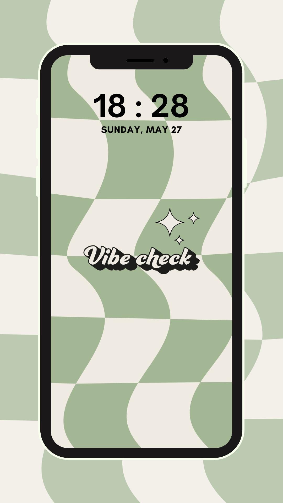 Vibe Check, Aesthetic Wallpaper, Groovy Wallpaper - Etsy