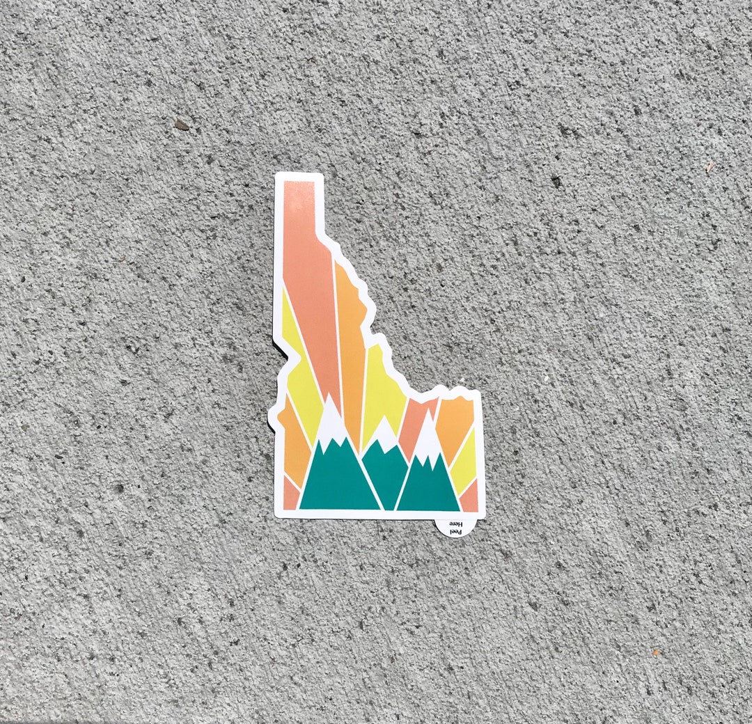 Idaho Sticker 5 Pack, Idaho Gift, Idaho Stickers, Idahome, Sticker Pack ...