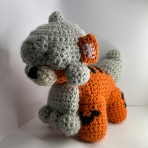 Crochet Hisuian Growlithe Pokemon Plush - Etsy