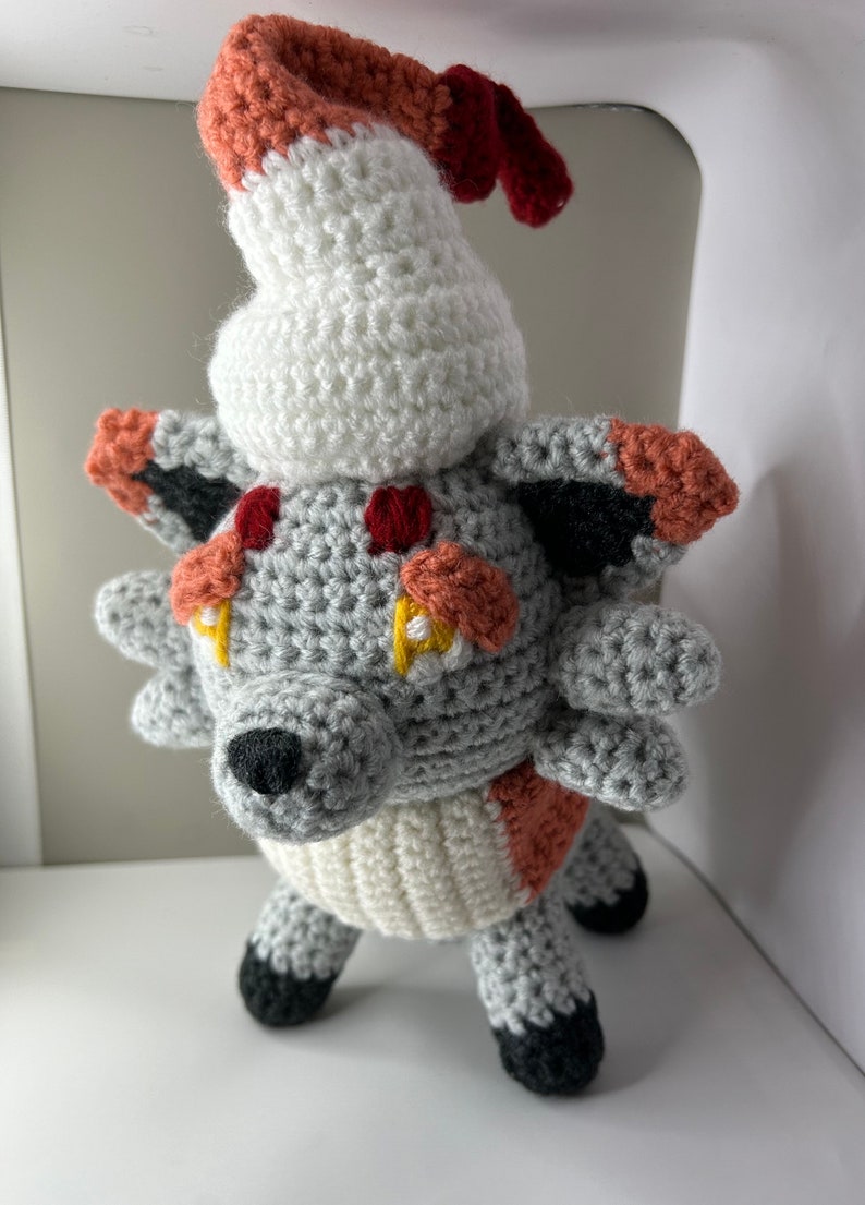 Crochet Hisuian Zorua Pokemon Plush - Etsy
