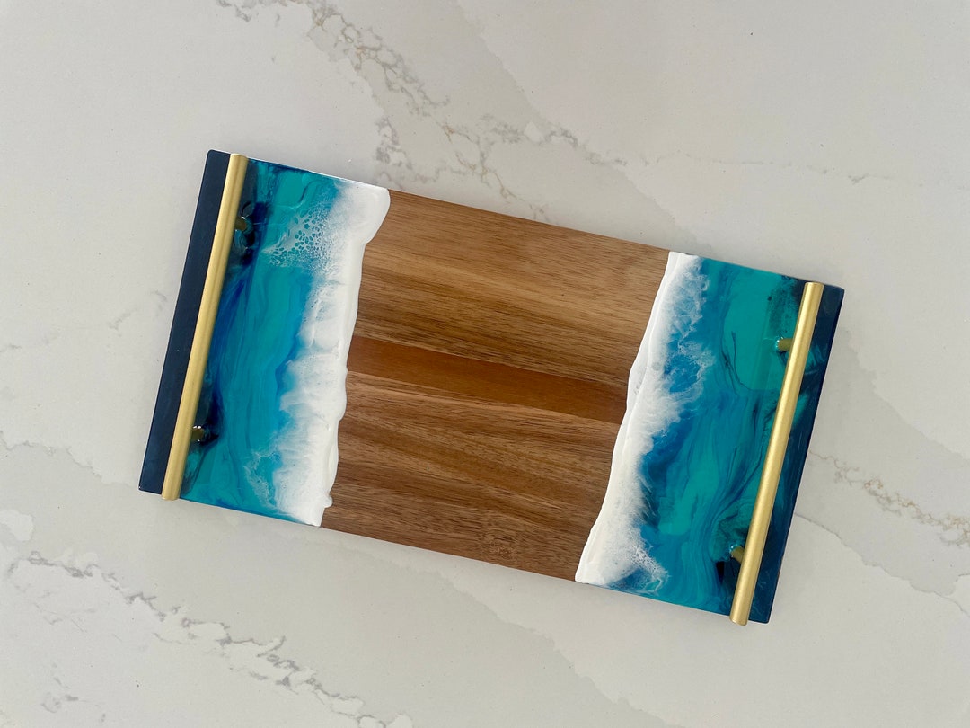 Tray With Handles, Beach Tray, Gift for Mom, - Etsy