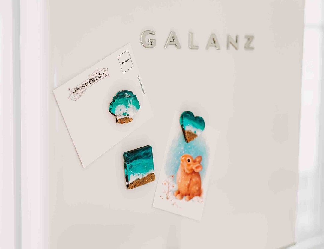 Beach Fridge Magnets, Coastal House Decor, Ocean Themed Refrigerator ...