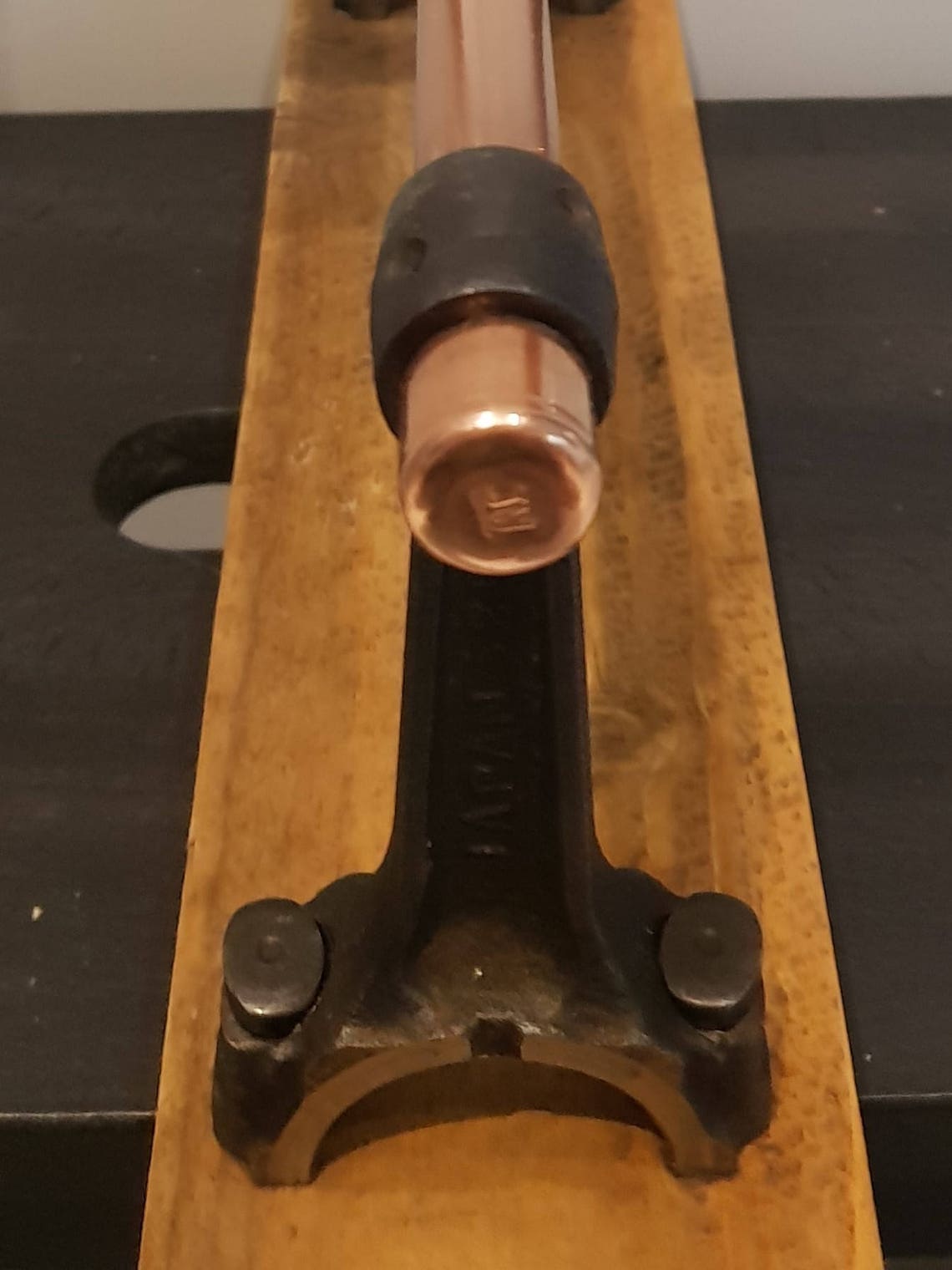 Twin Copper Pipe Candle Holder Conrod Stand Steampunk - Etsy