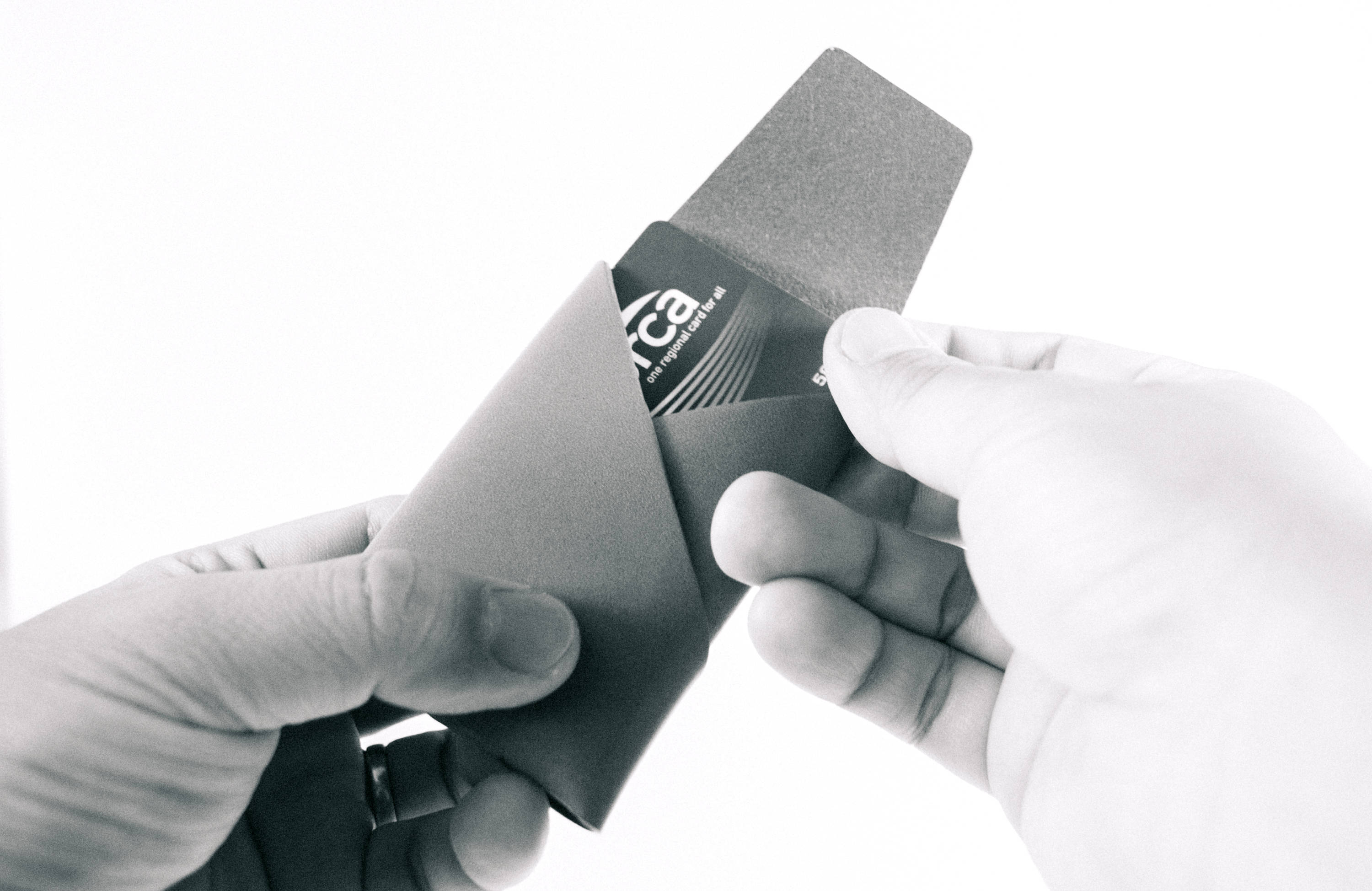 Oblique Wallet With Flap, Card Wallet, Card Case, Card Holder, Leather ...